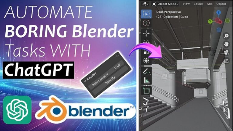 Automate Boring Blender Tasks using ChatGPT | Reality Fakers Automate Boring Blender Tasks using ChatGPT | Reality Fakers