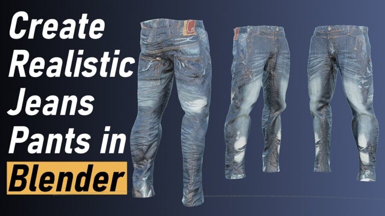 Create Realistic Jeans Pants in Blender | Reality Fakers